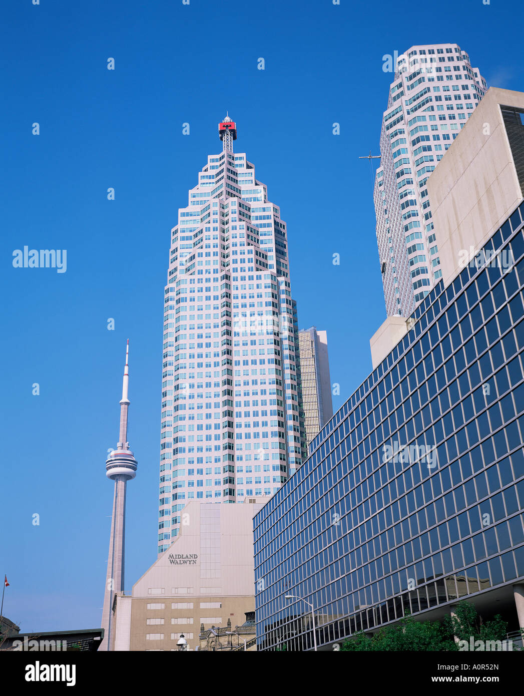 City centre buildings Toronto Ontario Canada North America Stock Photo ...