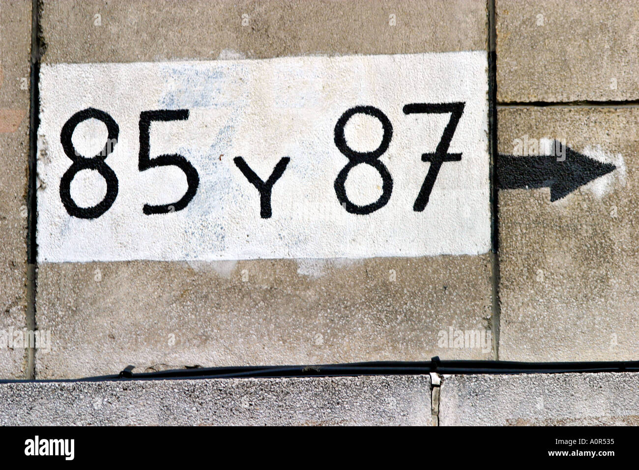 Numbers 87 hi-res stock photography and images - Alamy