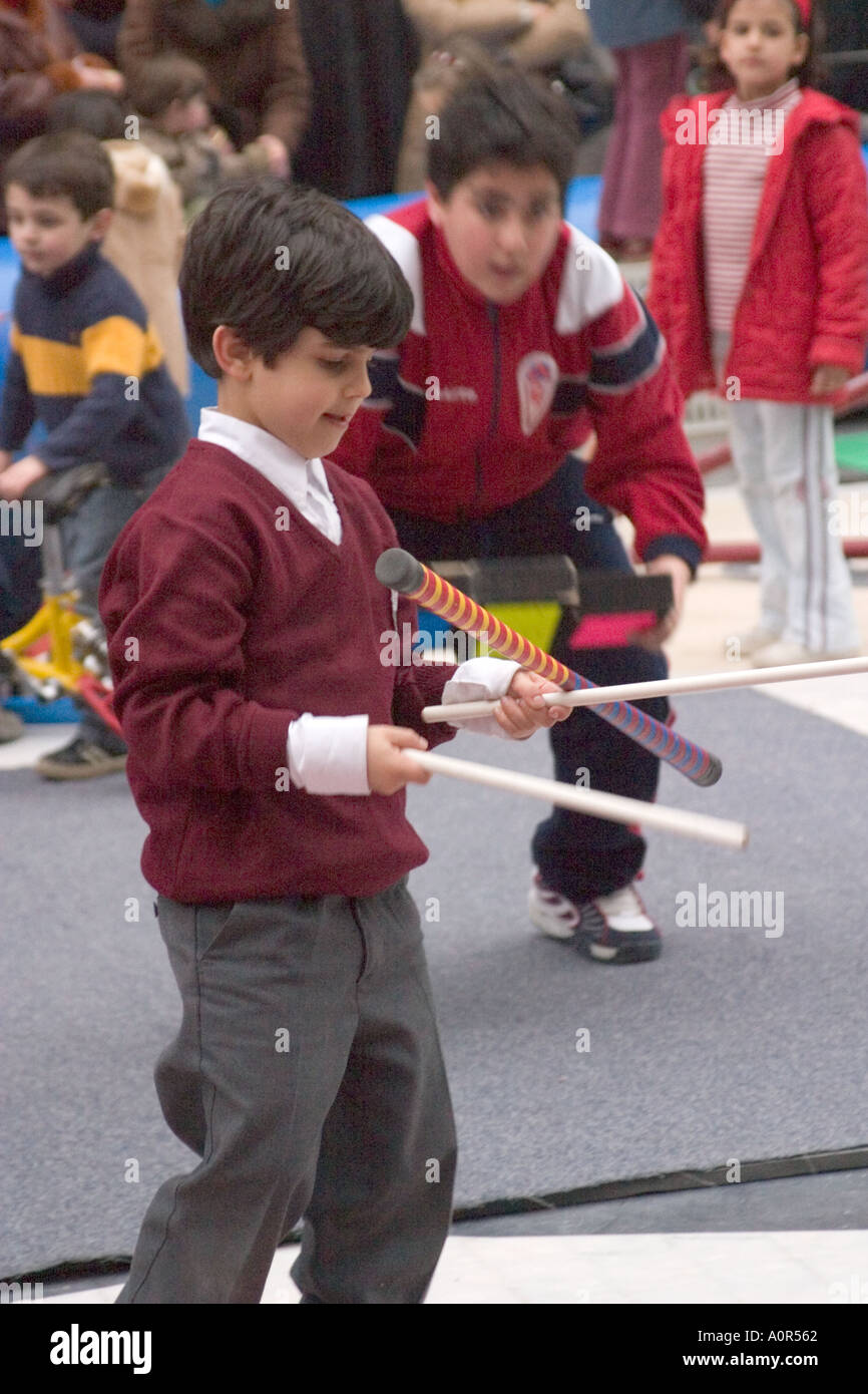 Small children playing at an outdoor event Stock Photo - Alamy