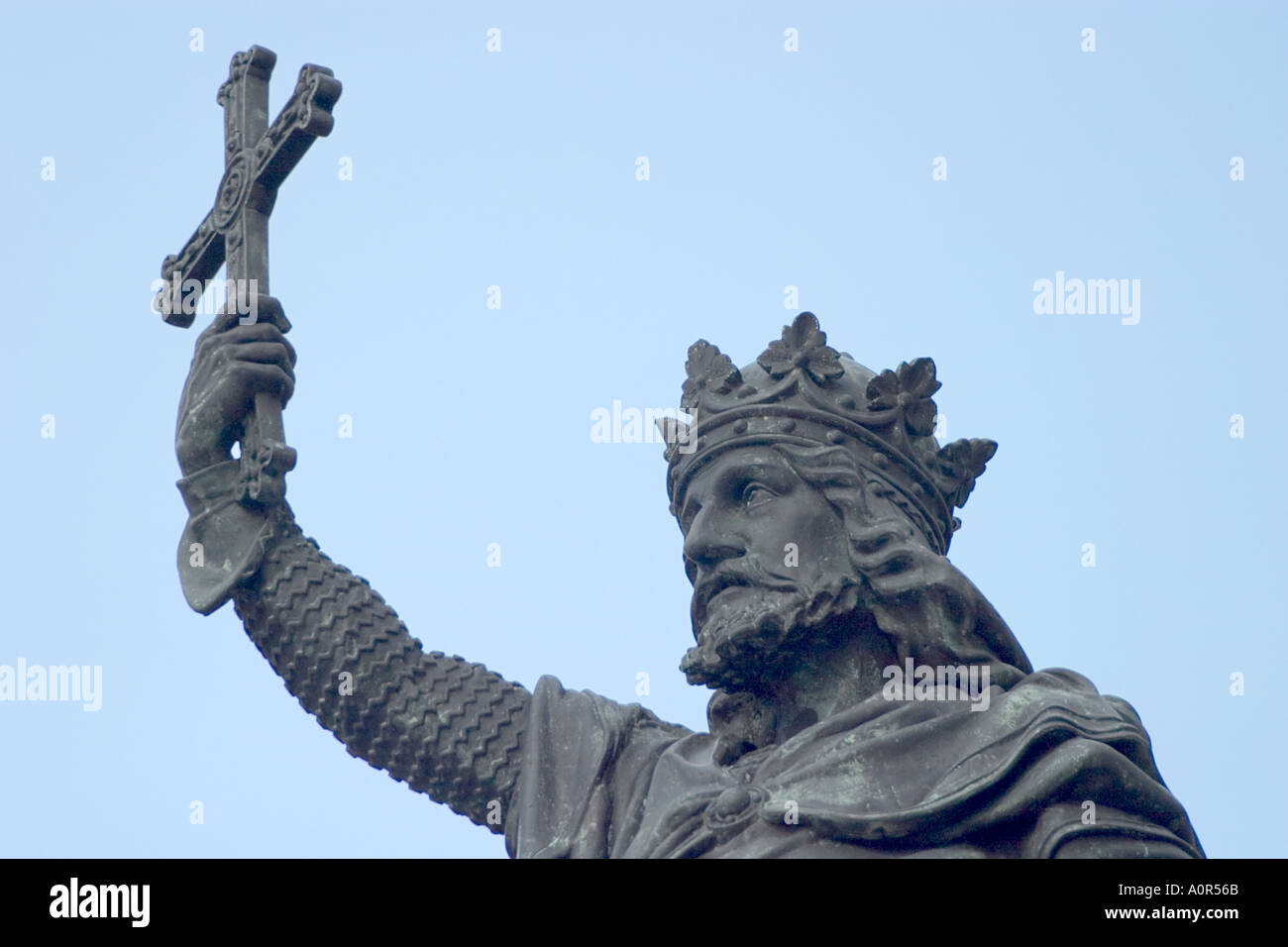 Statue king pelagius asturias hi-res stock photography and images - Alamy