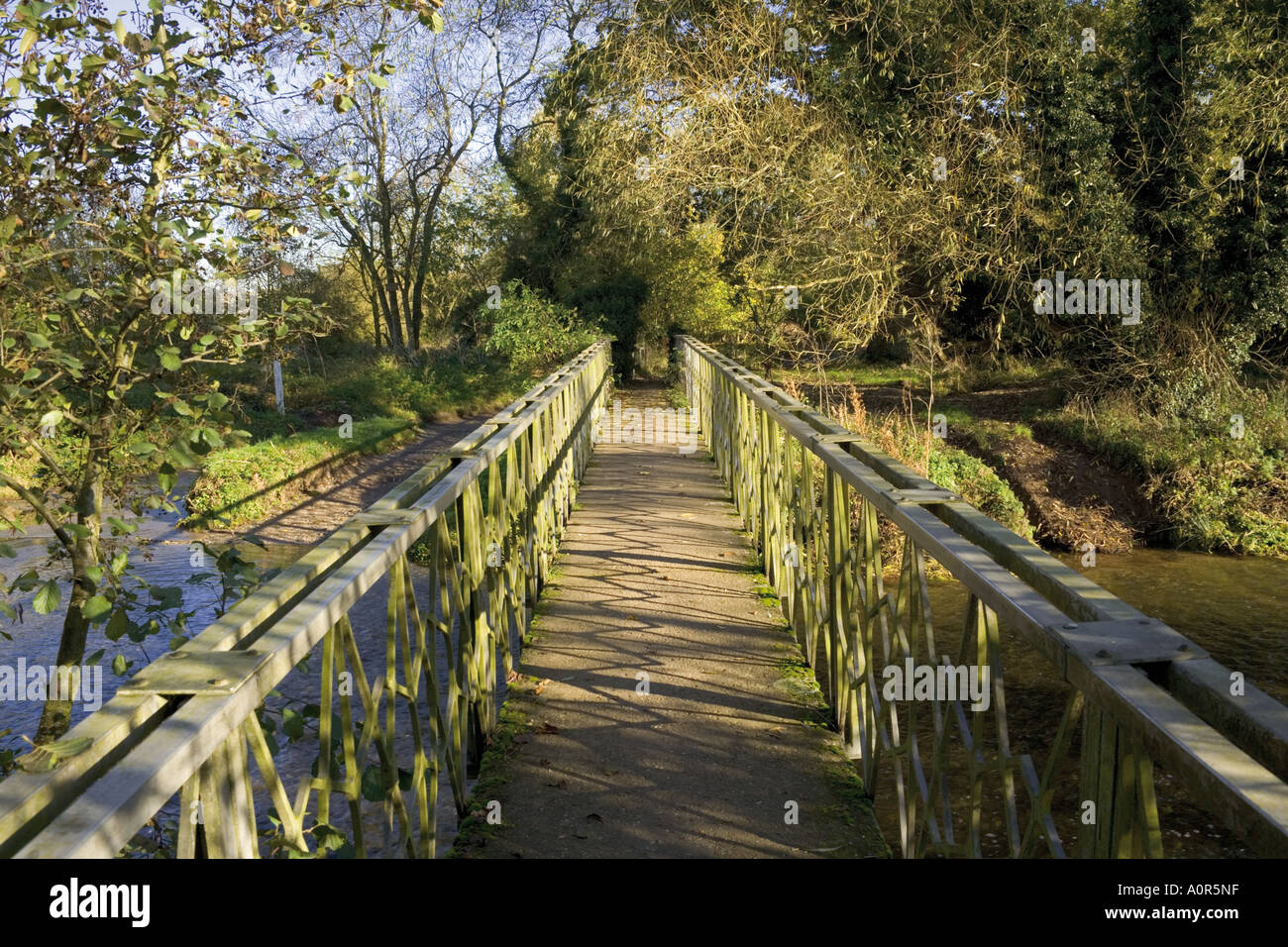 bridge over the river arrow coughton worcestershire the midlands ...