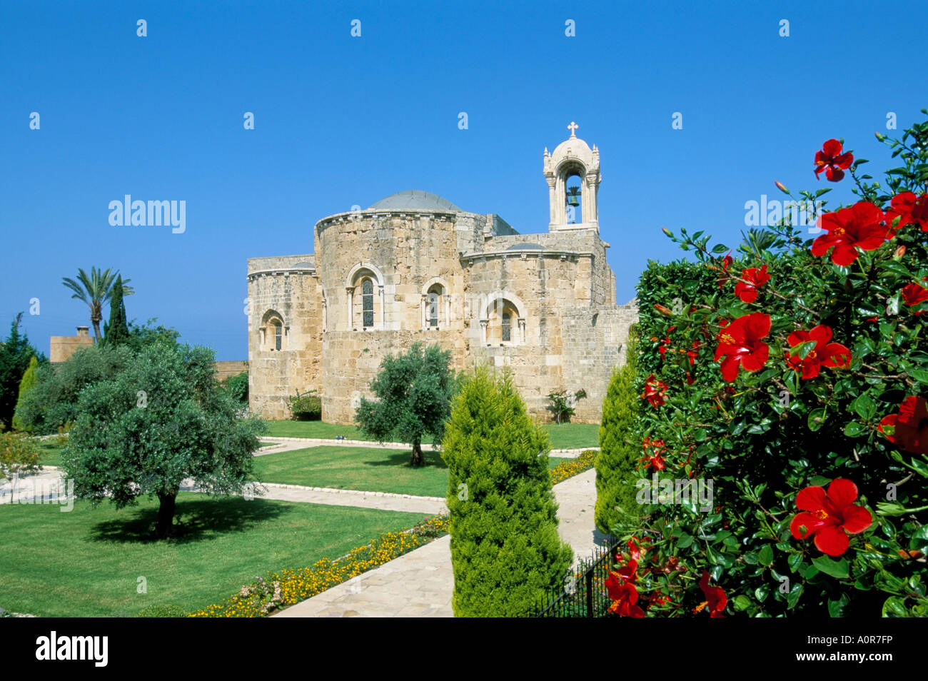 Church of St John the Baptist ancient town of Byblos Jbail Mount ...