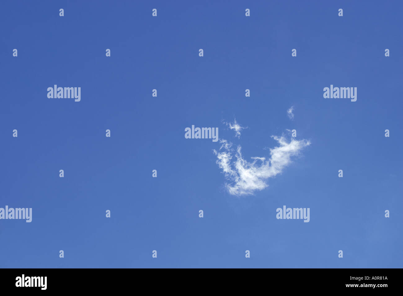small white cloud in blue sky Stock Photo - Alamy