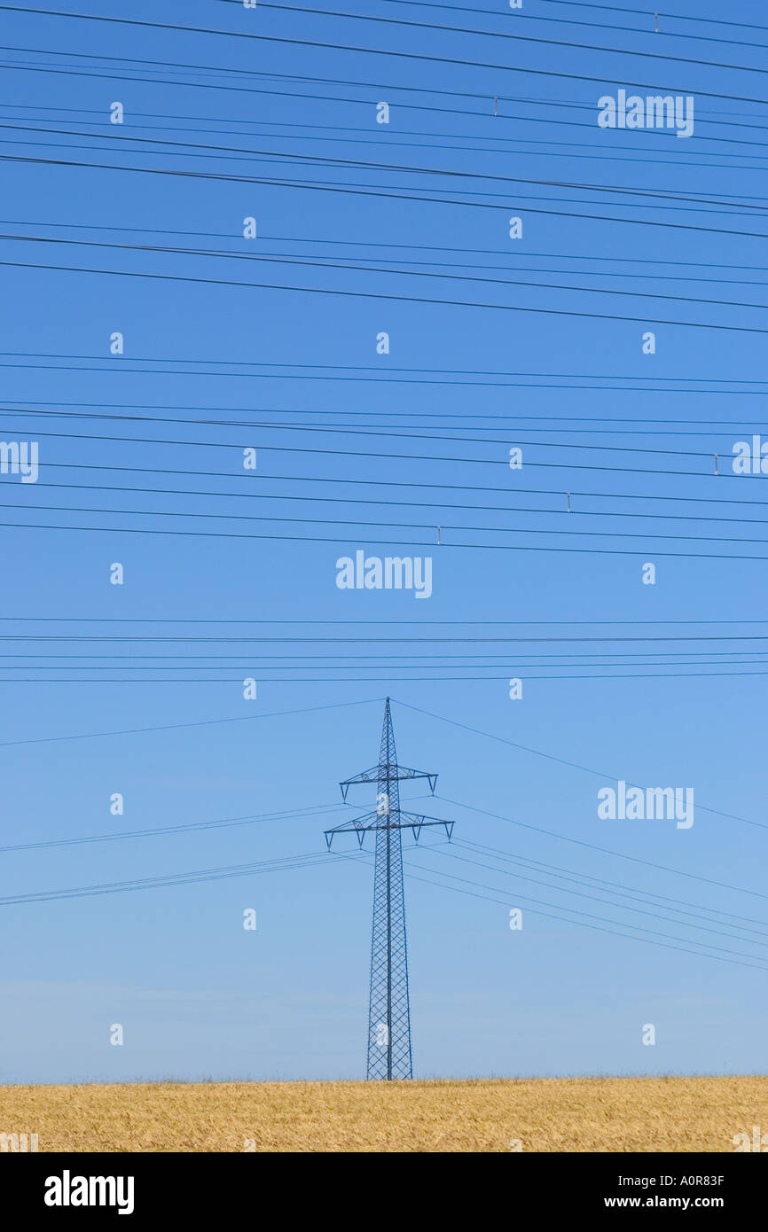 High tension cables hi-res stock photography and images - Alamy