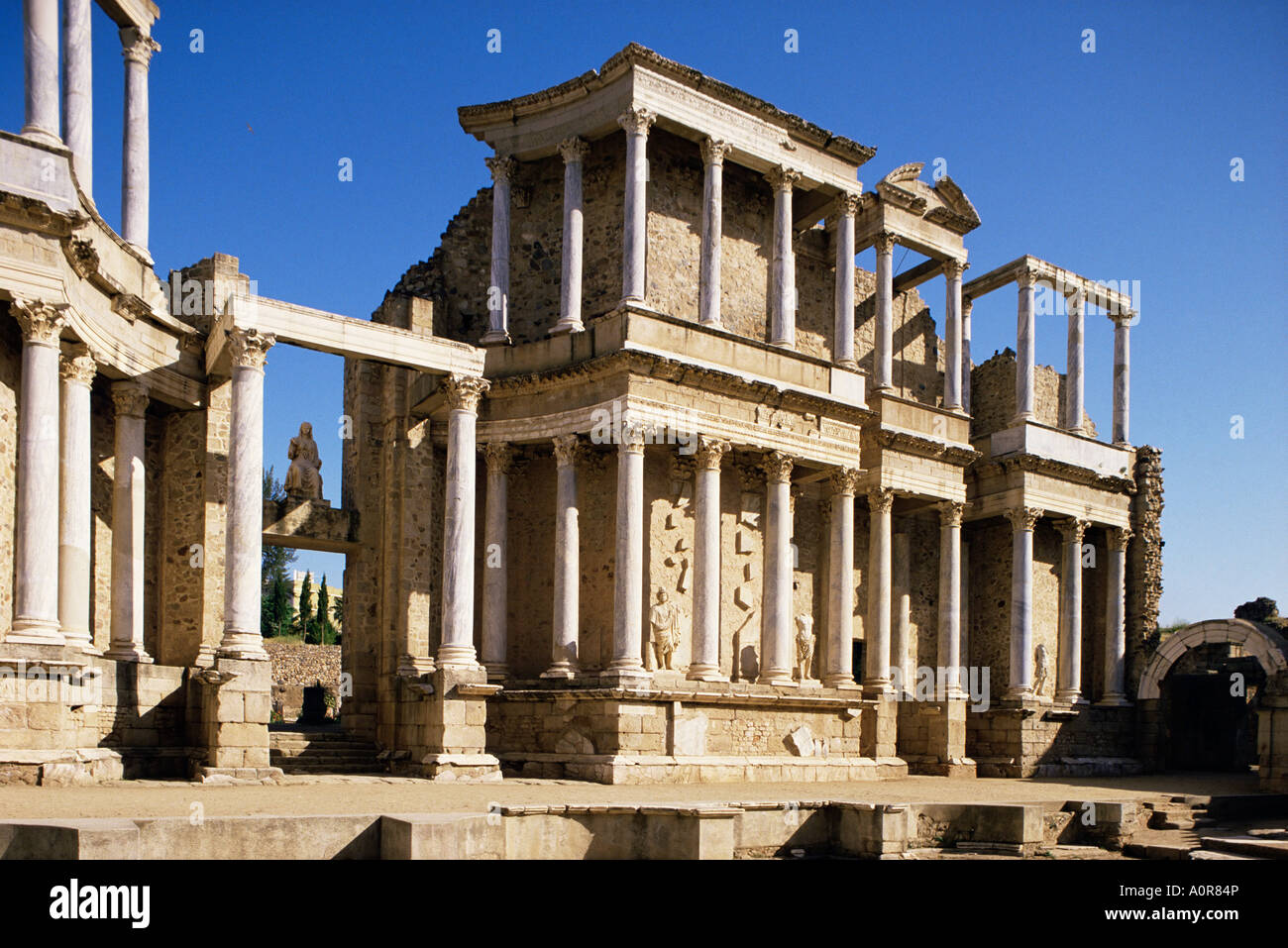 The Roman arena Merida Extramadura Spain Europe Stock Photo - Alamy