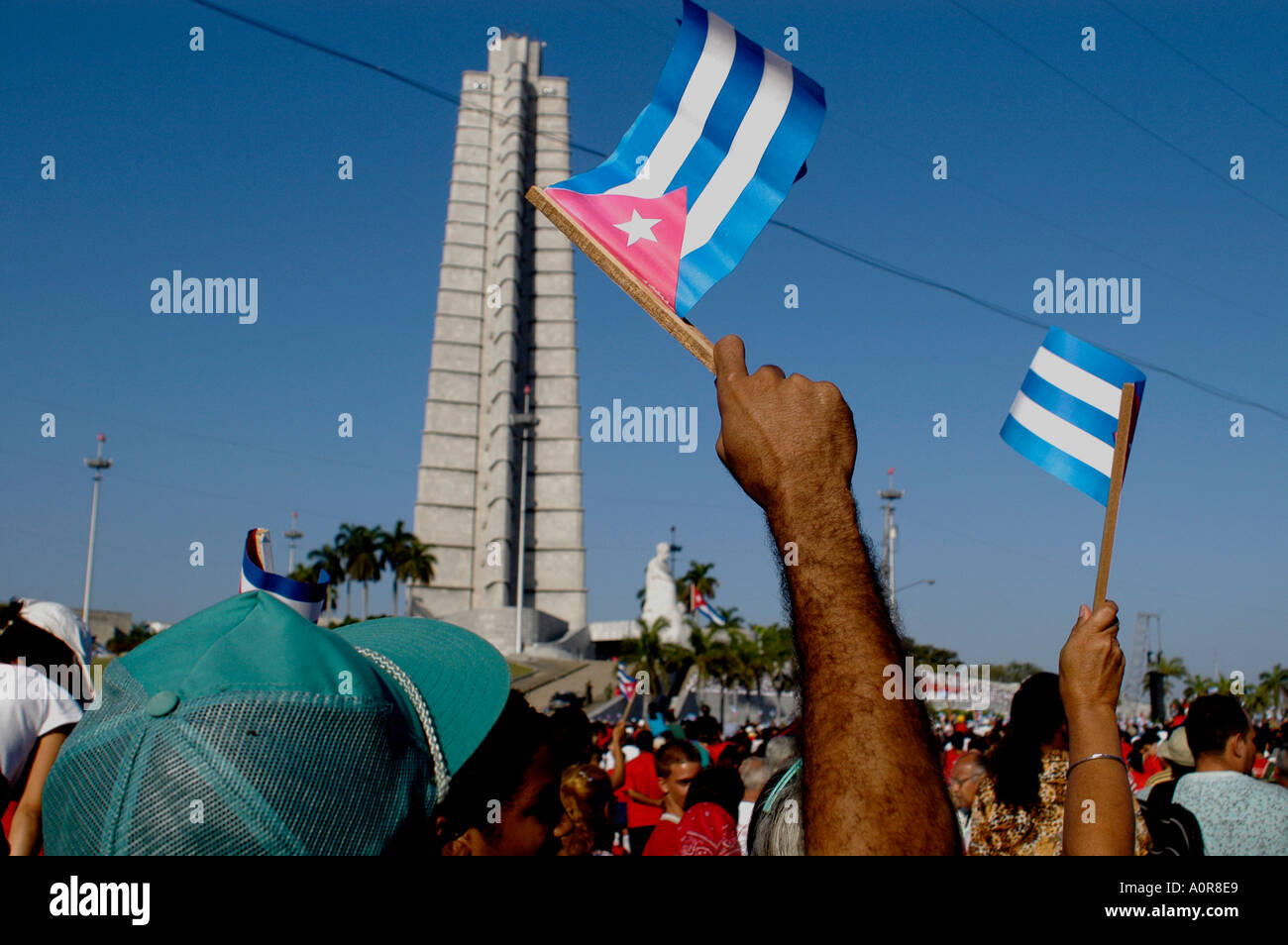 May Day in Plaza de la Revolucion Habana Cuba 2004 Stock Photo - Alamy