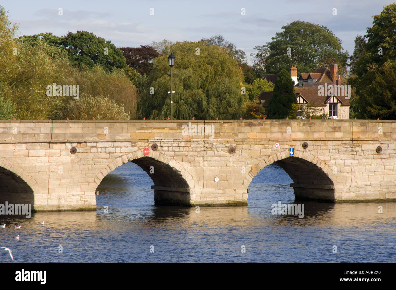 england the midlands warwickshire STRATFORD UPON AVON river avon ...