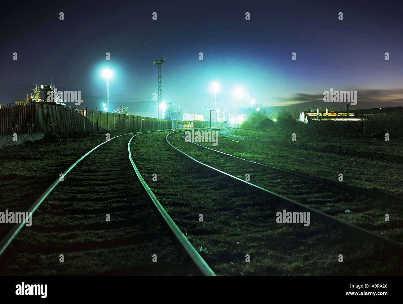 Empty railtrack hi-res stock photography and images - Alamy