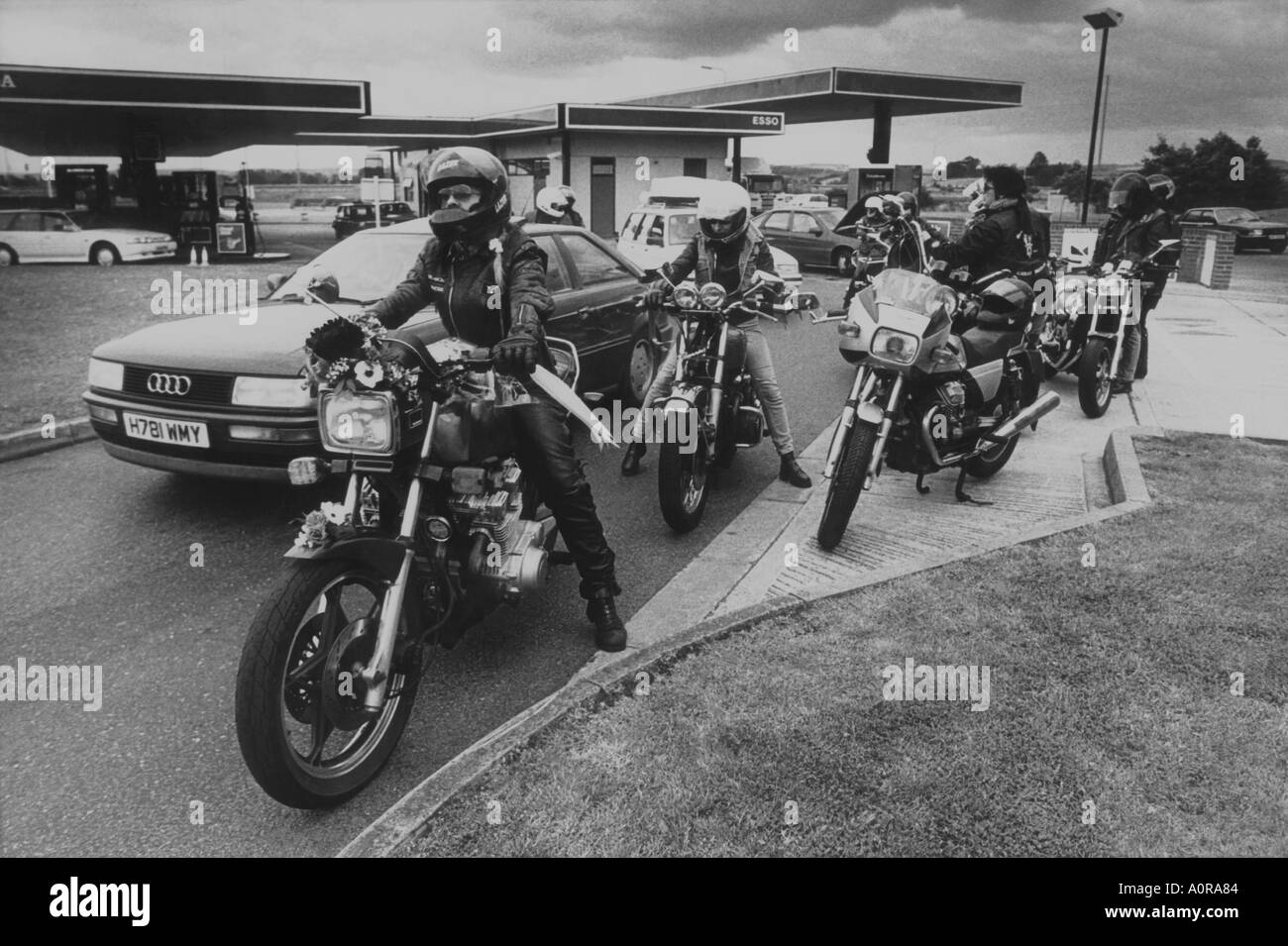 Dragons' Wedding: Women in the Wind Motorcycle Club Stock Photo - Alamy