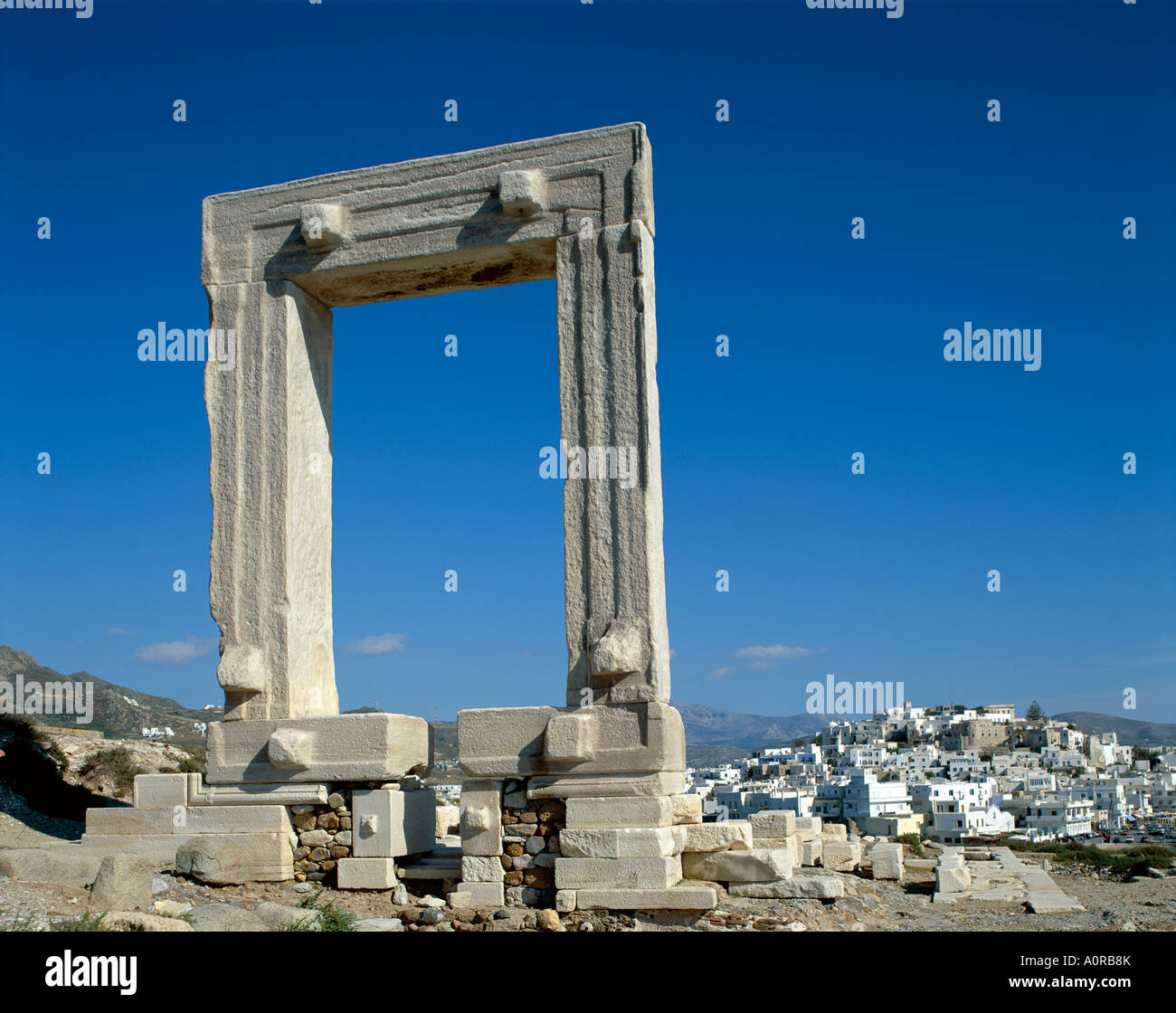 PORTARA Gate of the Apollo Temple Stock Photo - Alamy