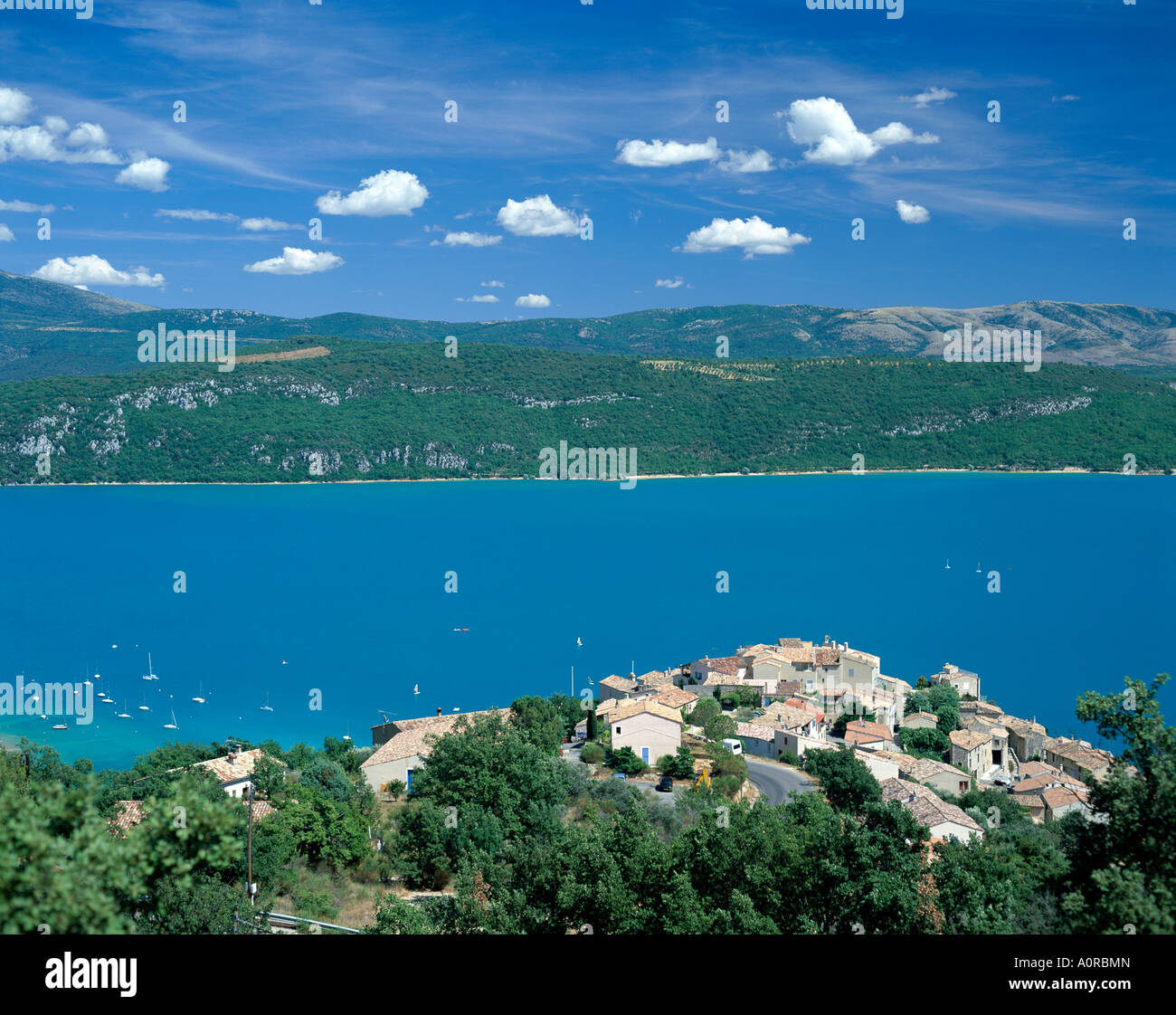 Sainte Croix Lake Stock Photo - Alamy