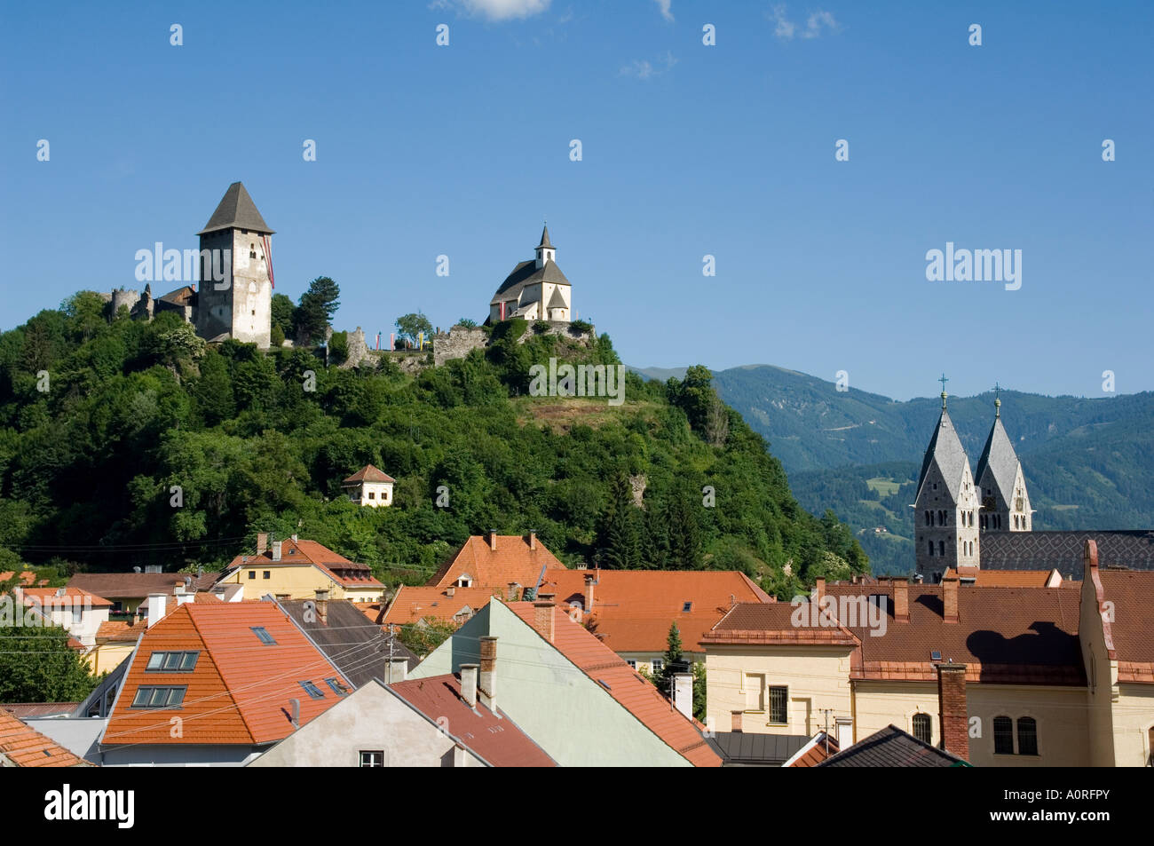 Medieval town of Friesach Carinthia Austria Europe Stock Photo - Alamy