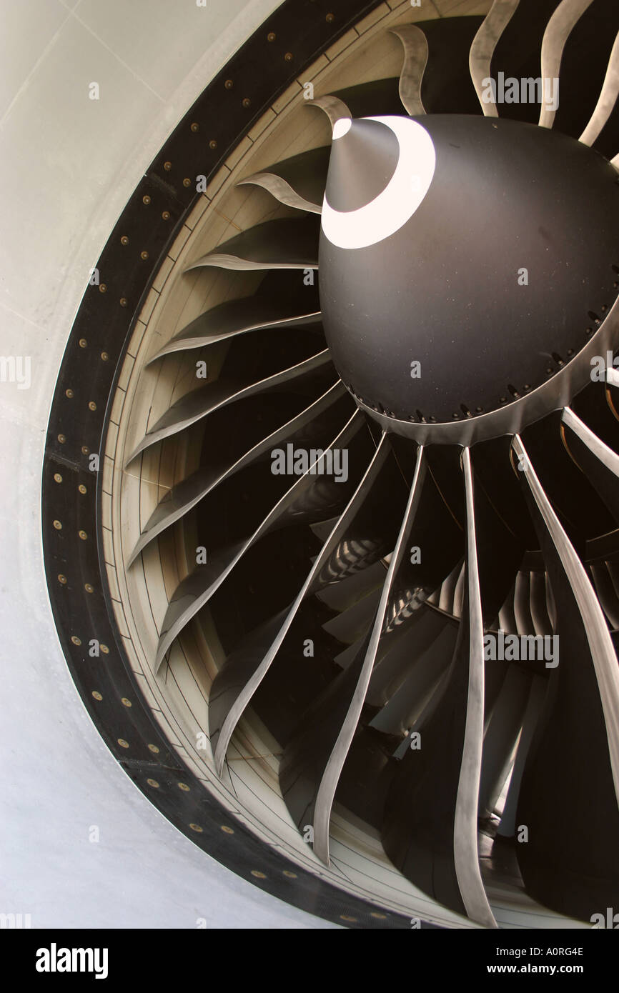 GE 90 Jet Engine Stock Photo - Alamy