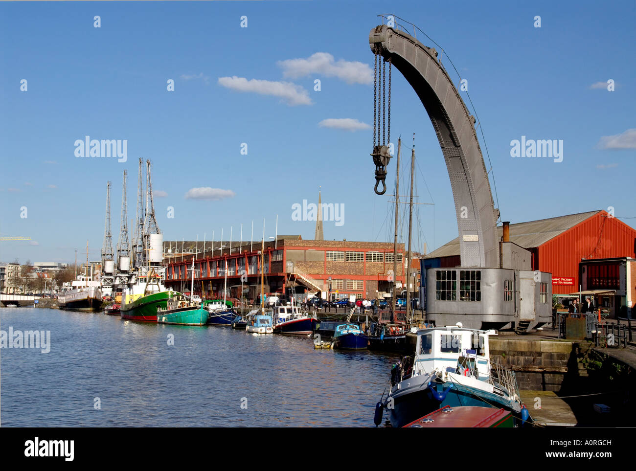 Docks Bristol England United Kingdom Europe Stock Photo - Alamy