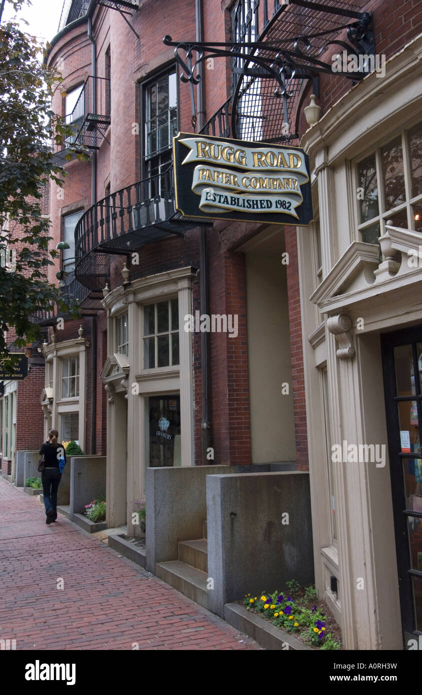 Charles Street Beacon Hill Boston Massachusetts New England United ...