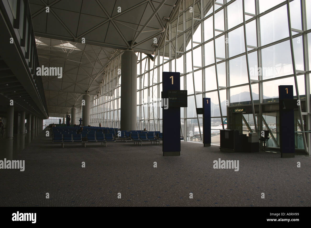 Hong Kong International Airport Gate Stock Photo - Alamy