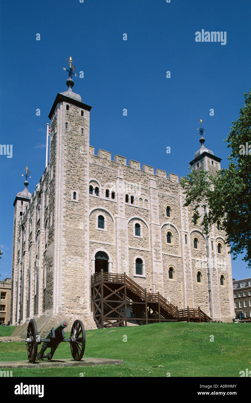 White Tower Tower of London Stock Photo - Alamy
