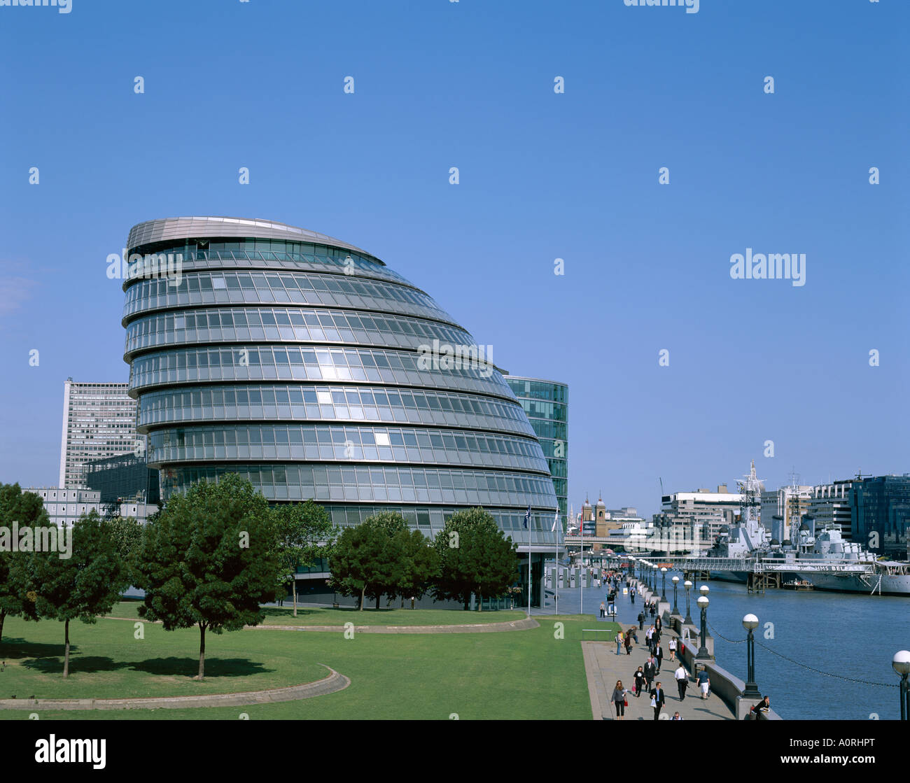 London City Hall River Thames Stock Photo - Alamy