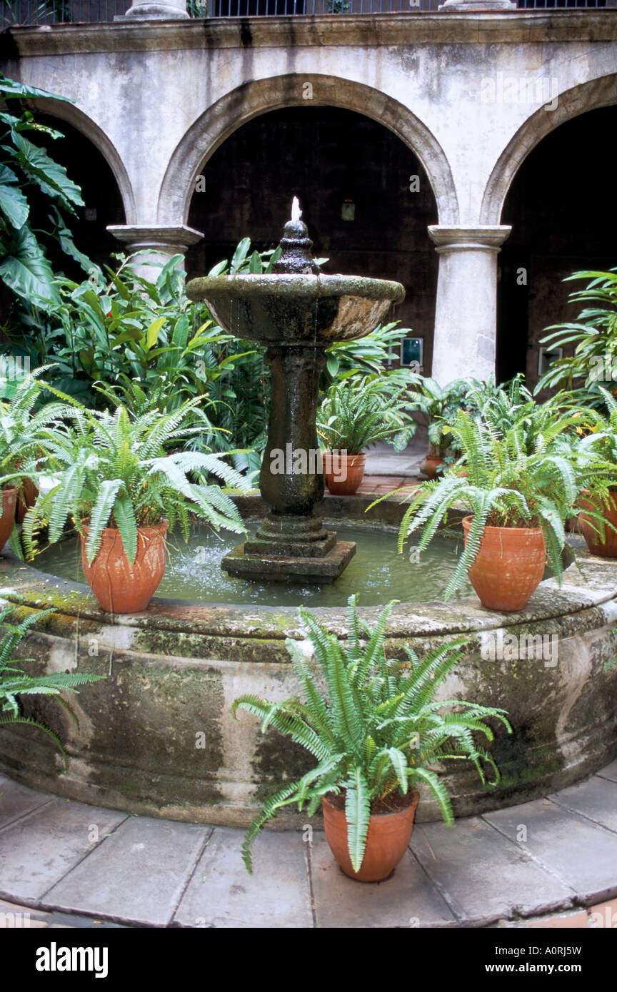 One of many lovely garden courtyards in Old Havana Havana Cuba West ...