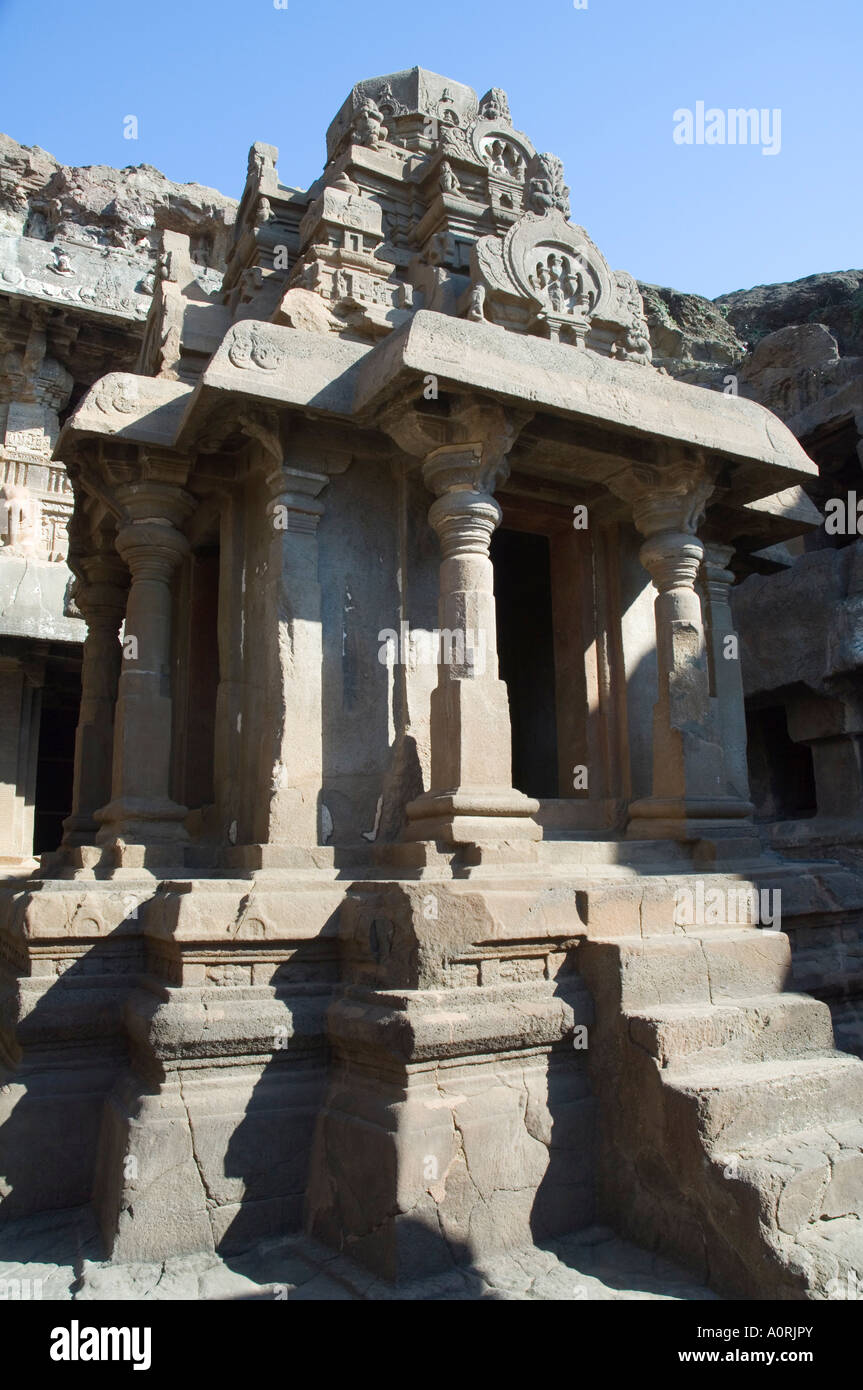 The Ellora Caves temples cut into solid rock UNESCO World Heritage Site ...