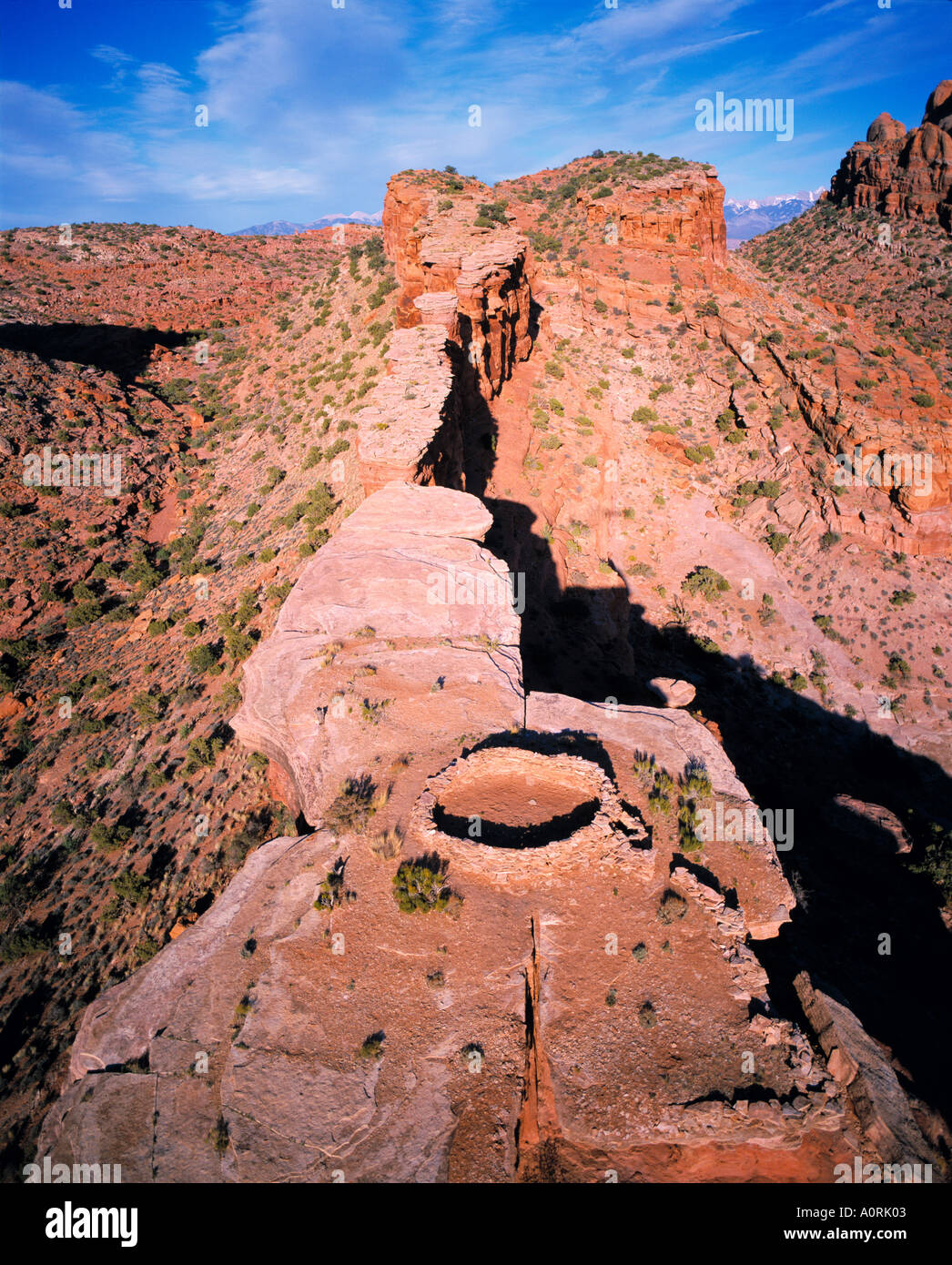 Watchtower Ruins Colorado River Utah Stock Photo - Alamy