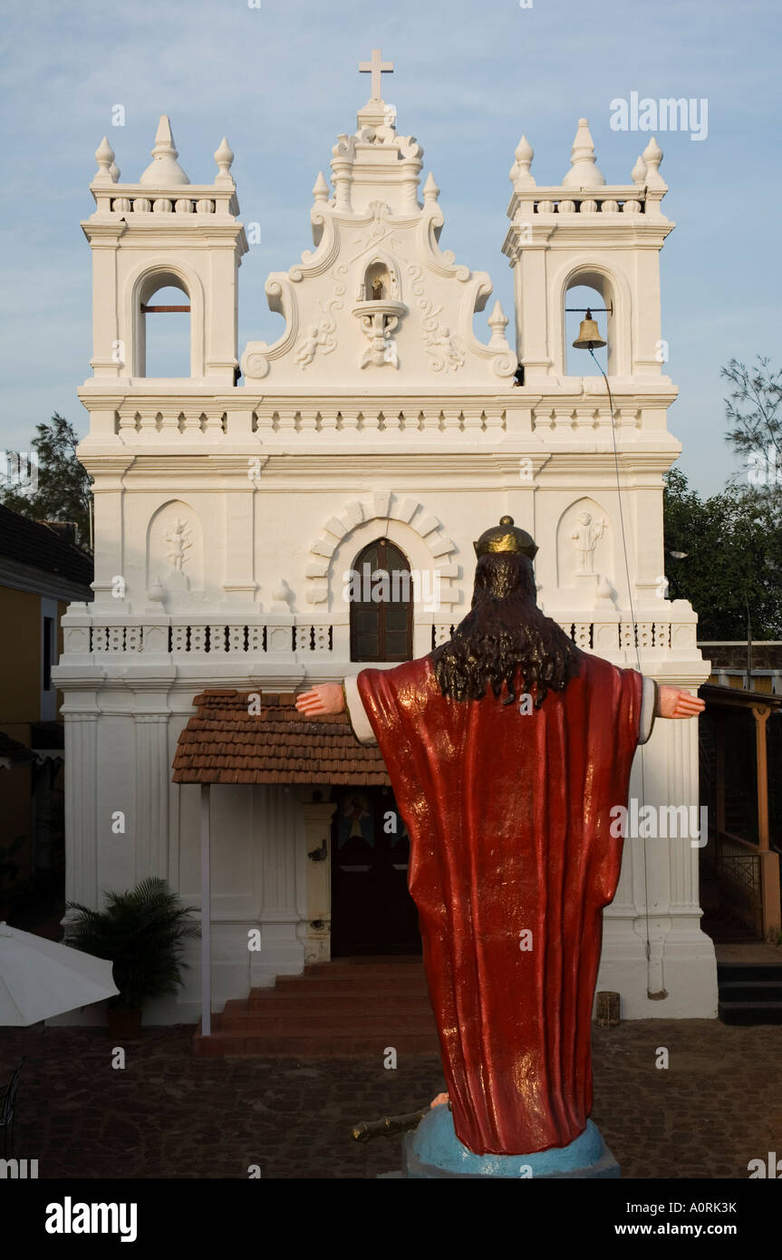 Old Portuguese church in grounds of Fort Tiracol Goa India Asia Stock ...