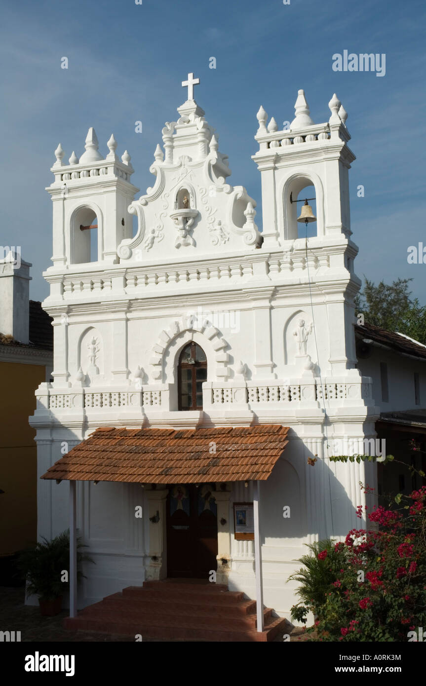 Old Portuguese church in grounds of Fort Tiracol Goa India Asia Stock ...