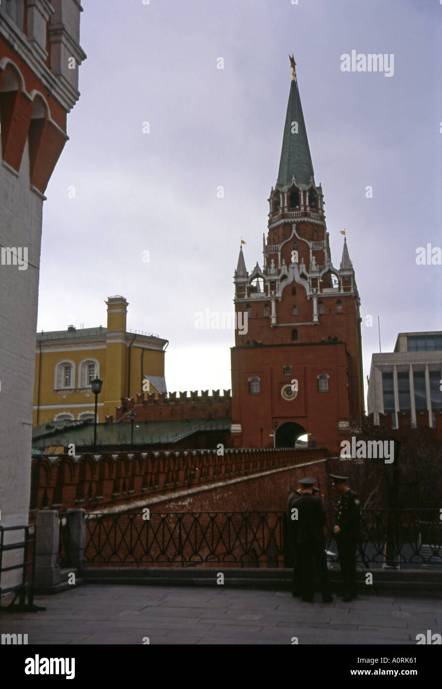 Troitskaya Trinity Tower Moscow Russia Russian Federation Eurasia Stock ...