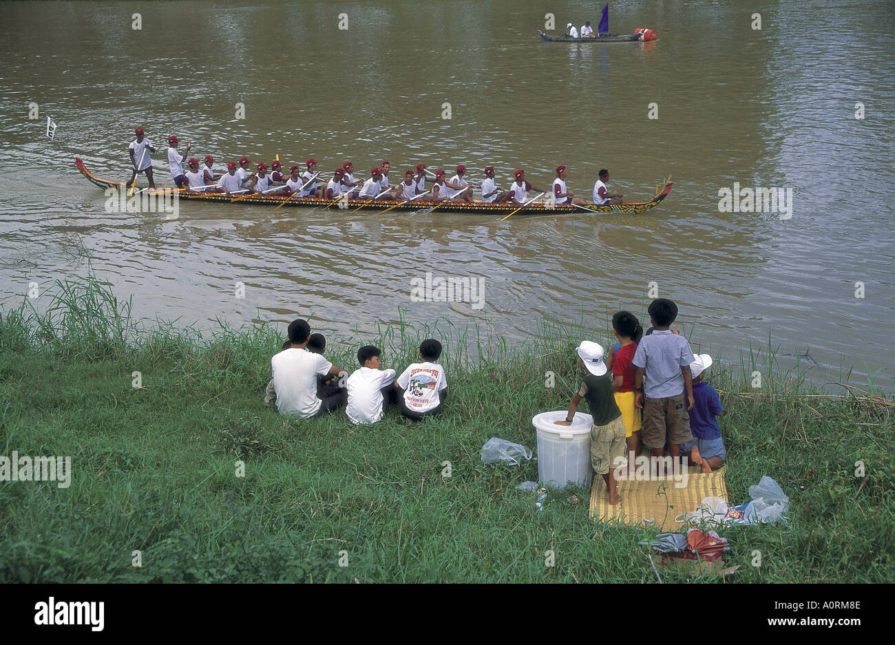 Cambodian race boat hi-res stock photography and images - Alamy