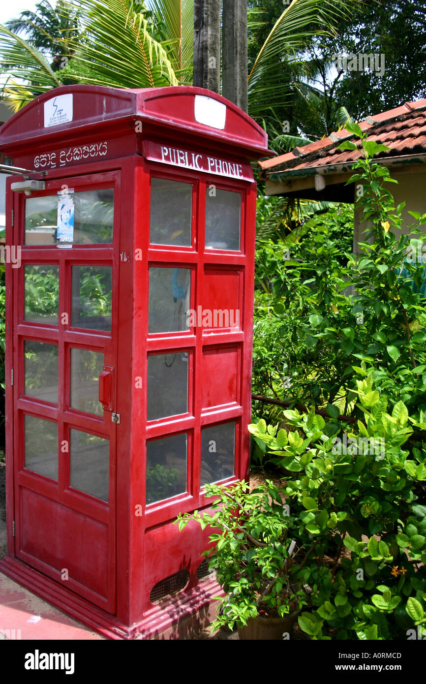 Red Phone Booth Stock Photo - Alamy