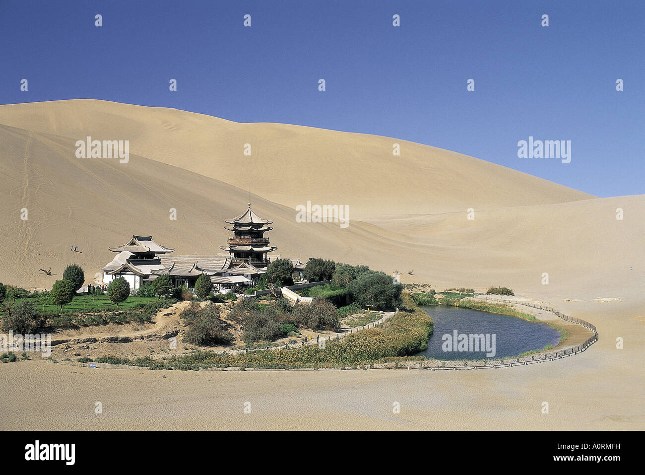Crescent moon spring china hi-res stock photography and images - Alamy