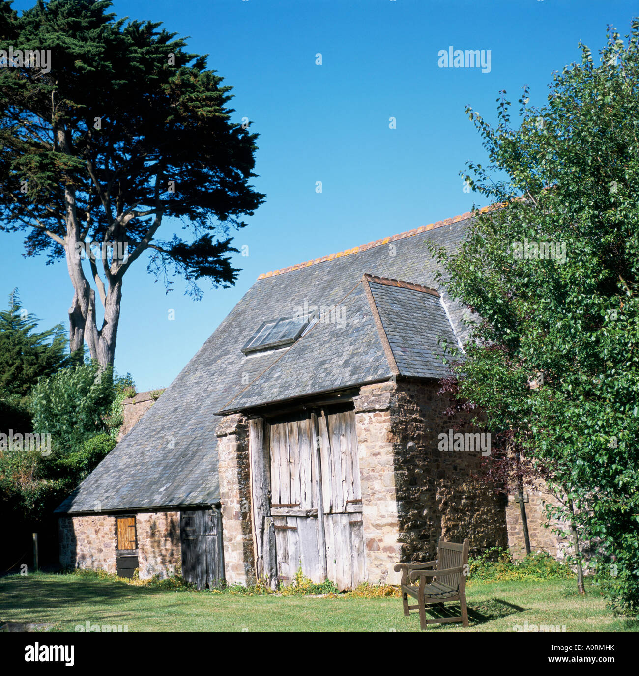 Tithe barn Dunster Somerset England United Kingdom Europe Stock Photo ...