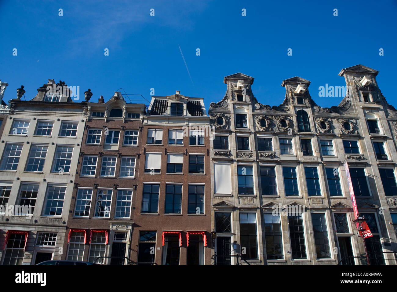 Architecture and facades in Amsterdam Holland Netherlands Europe Stock ...
