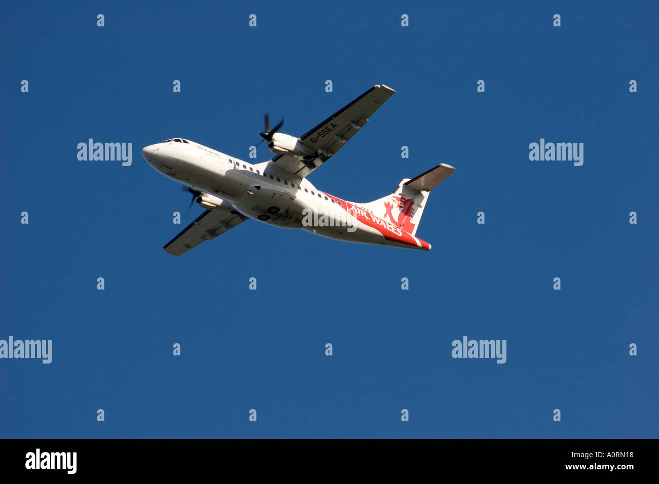 Air Wales Aeroplane Wales UK Stock Photo - Alamy