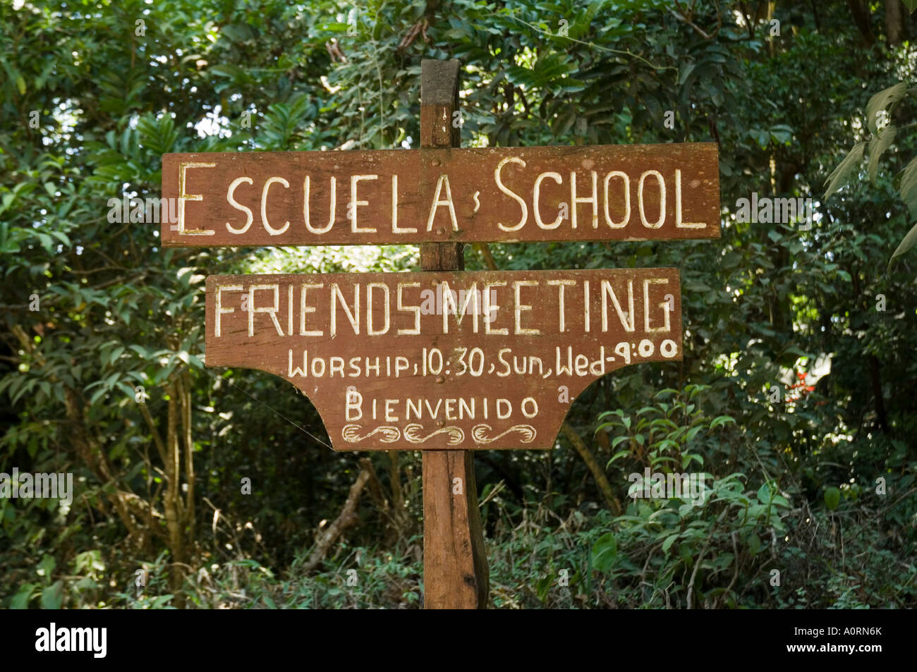 Quakers Friends meeting house Monteverde Costa Rica Central America ...