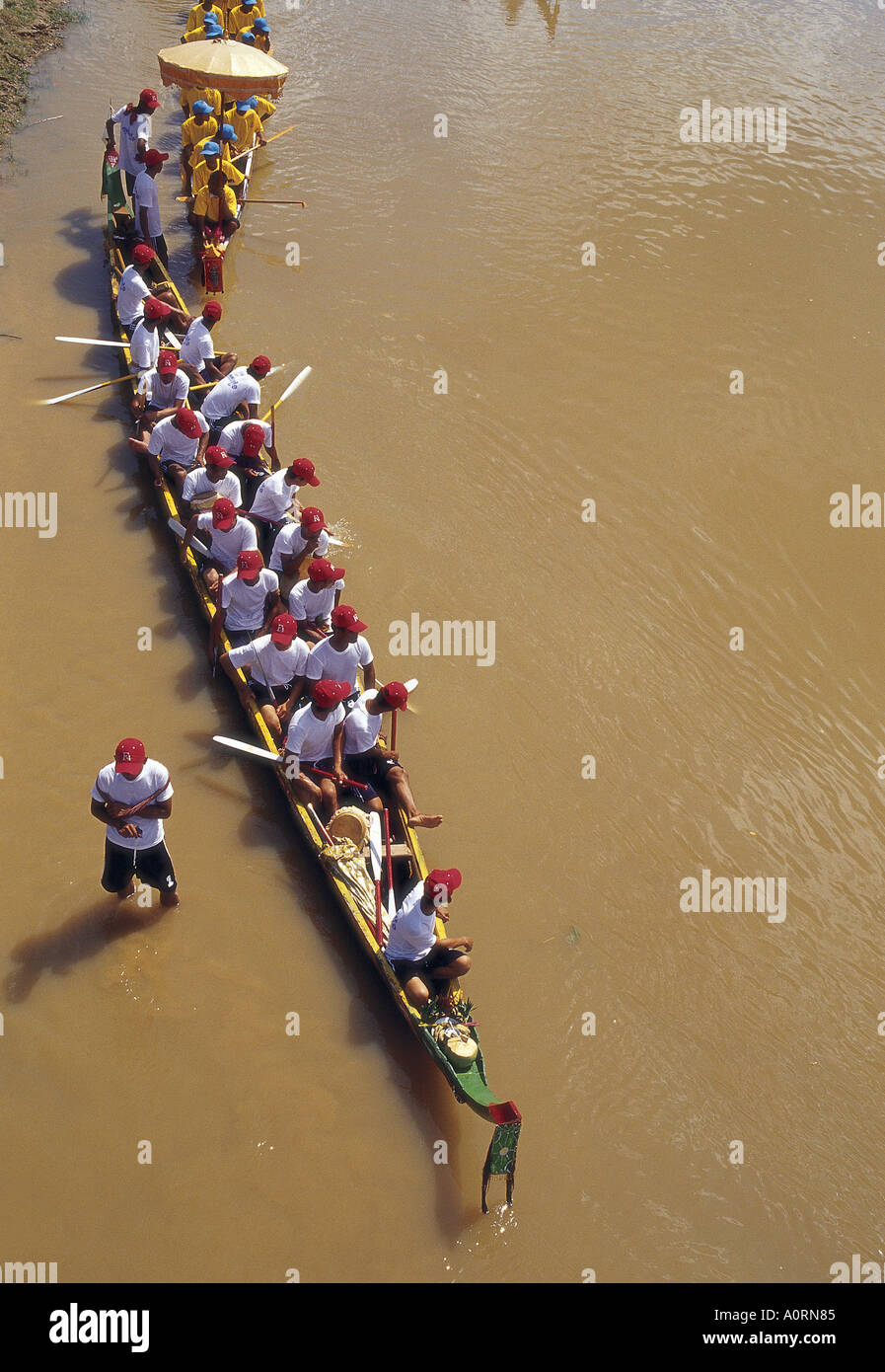 Khmer boat race Battenbang Cambodia south east asia Stock Photo - Alamy