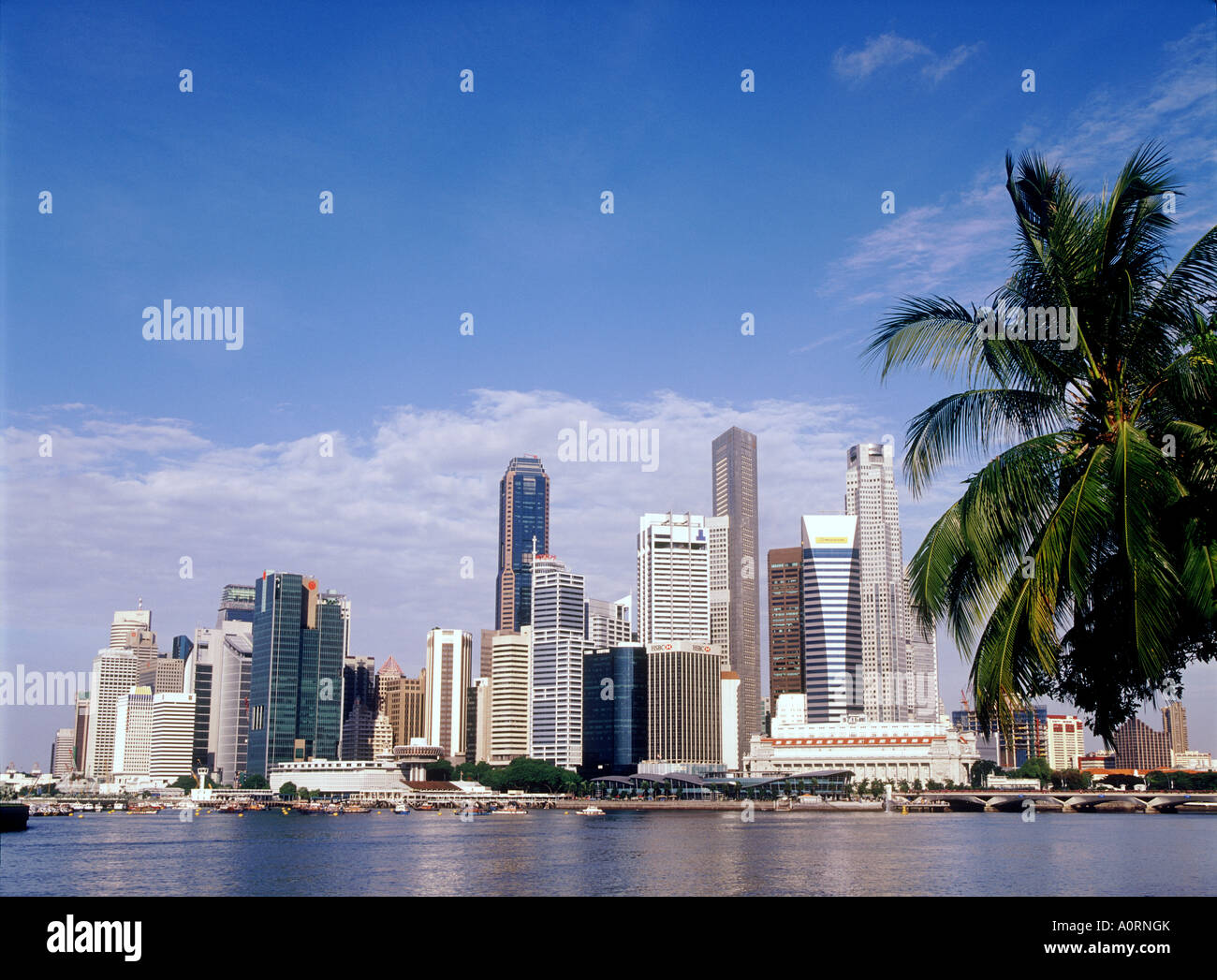 Buildings at Raffles Place Stock Photo - Alamy