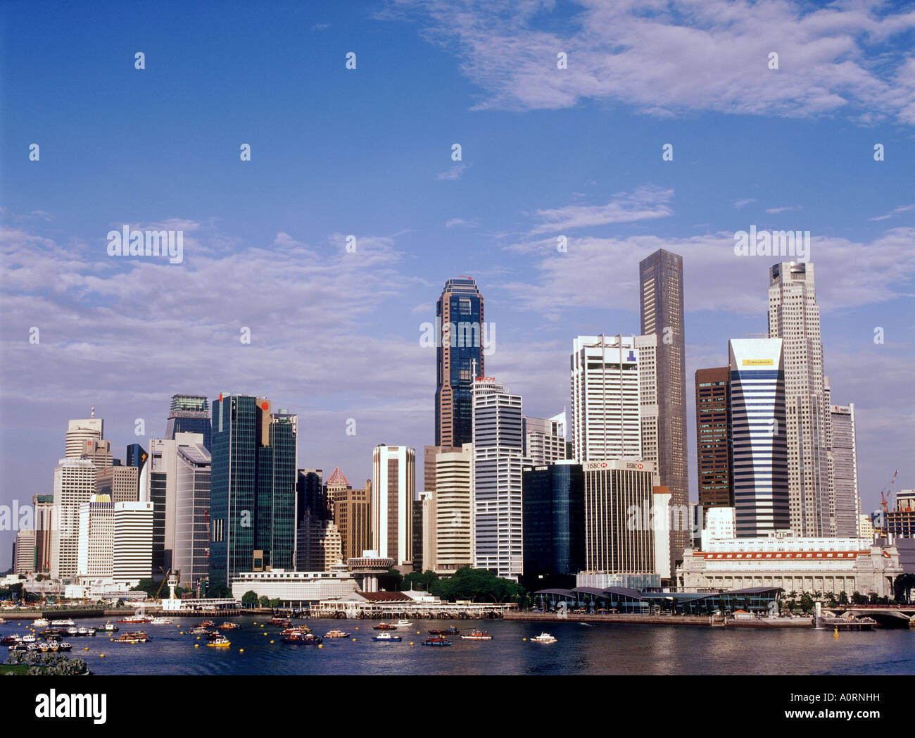 Buildings at Raffles Place Stock Photo - Alamy