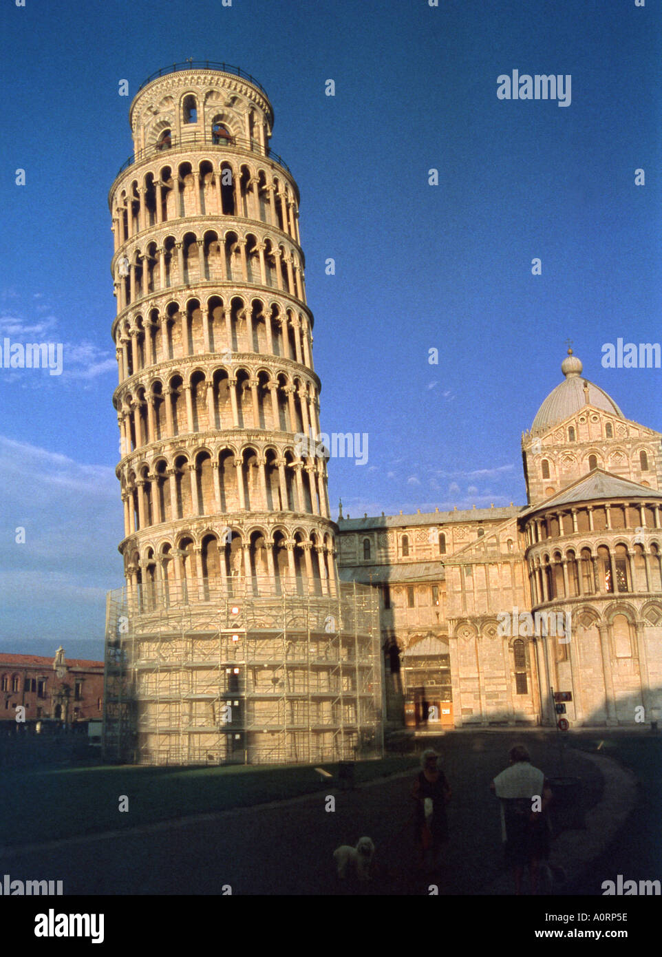 Leaning Tower Torre Pendente di Pisa & Duomo Medieval Cathedral Campo ...