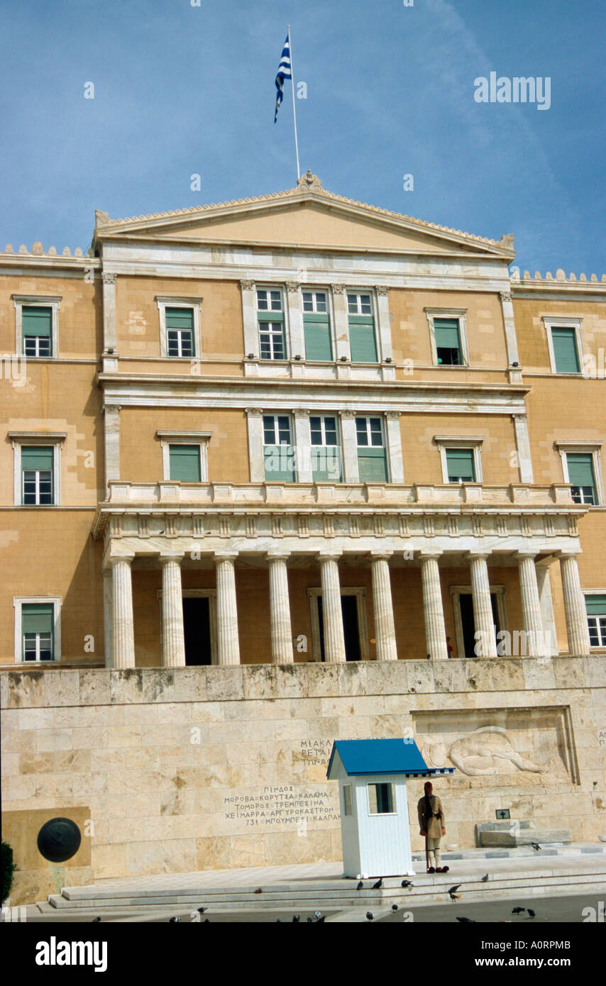 Parliament Building / Athen / Parlamentsgebaeude Stock Photo - Alamy