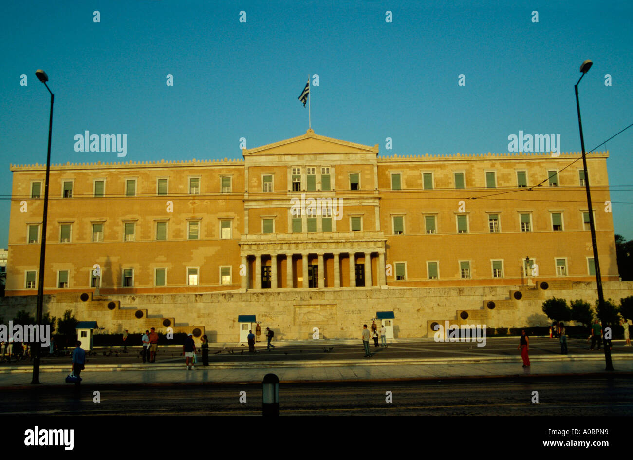 Parliament Building / Athen / Parlamentsgebaeude Stock Photo - Alamy