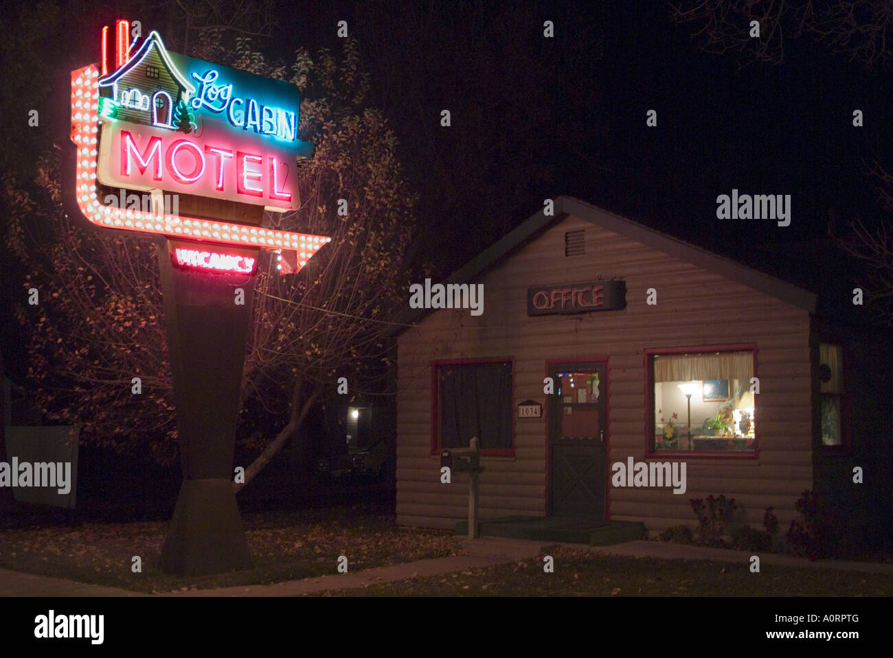 Log Cabin Motel Montrose Colorado United States of America North ...