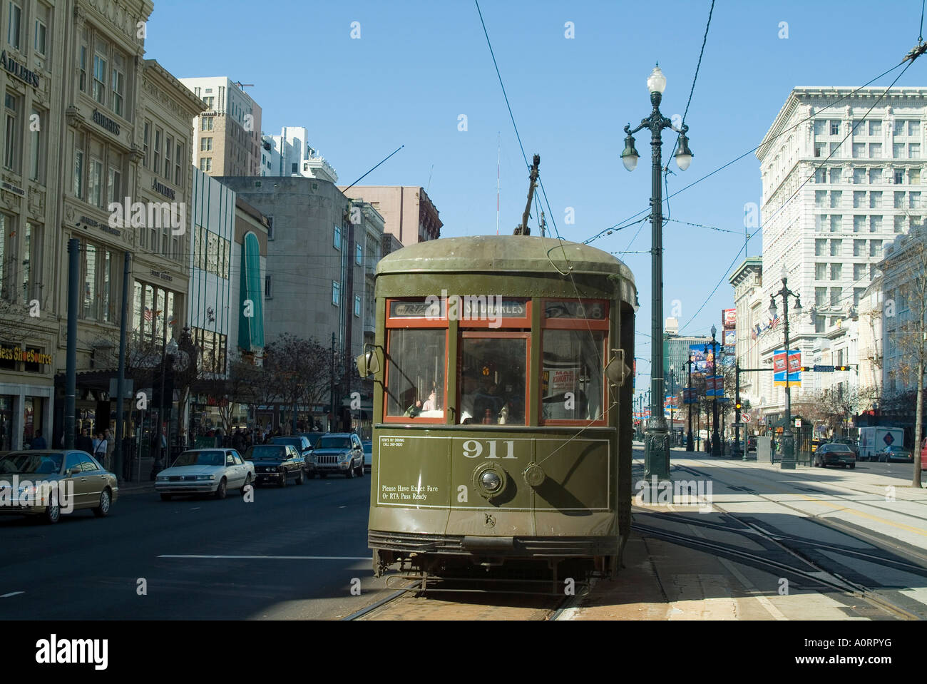 St Charles Street Streetcar Stock Photos & St Charles Street Streetcar ...