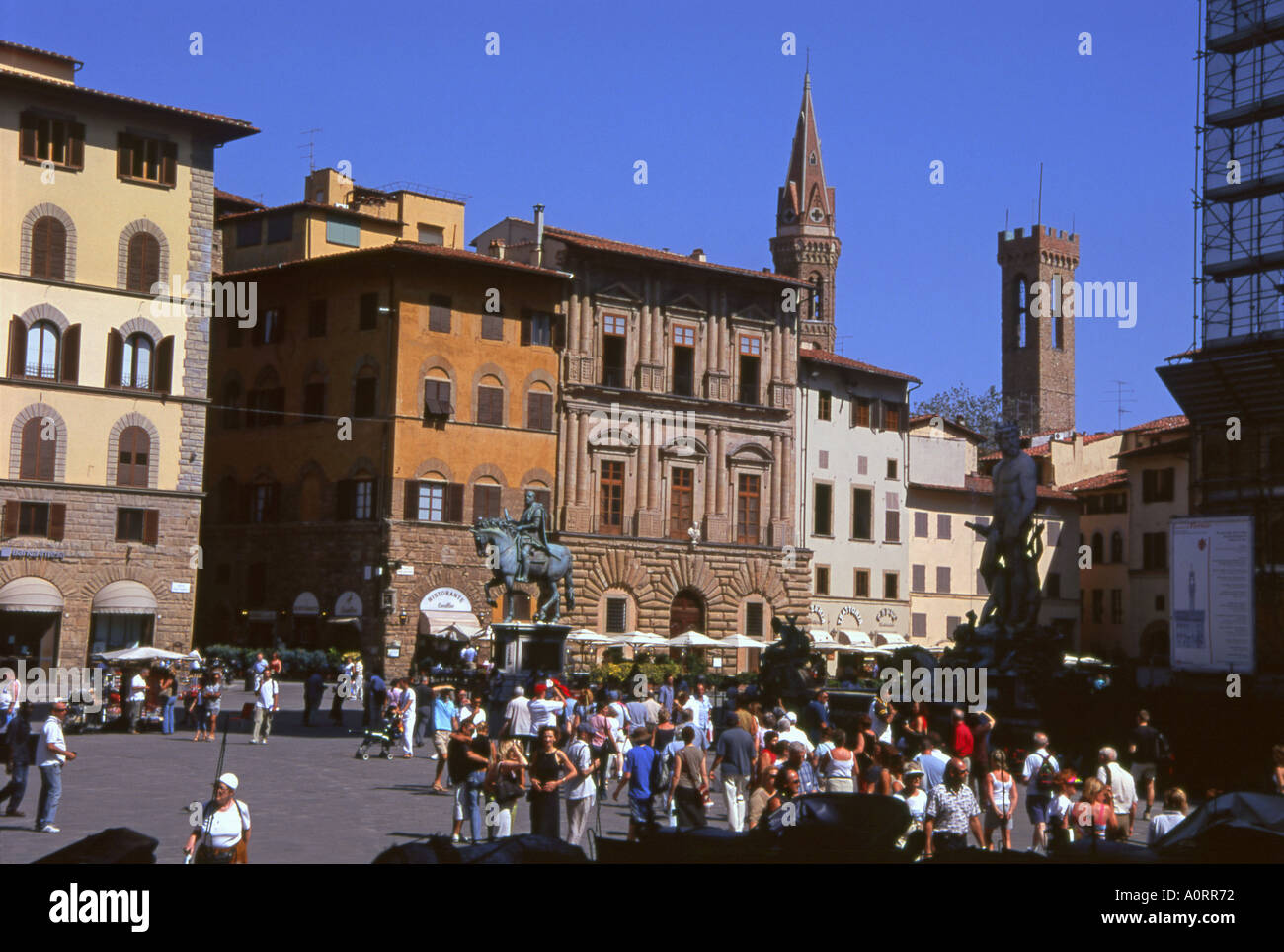 Piazza della Signoria Square UNESCO World Heritage Site Florence ...