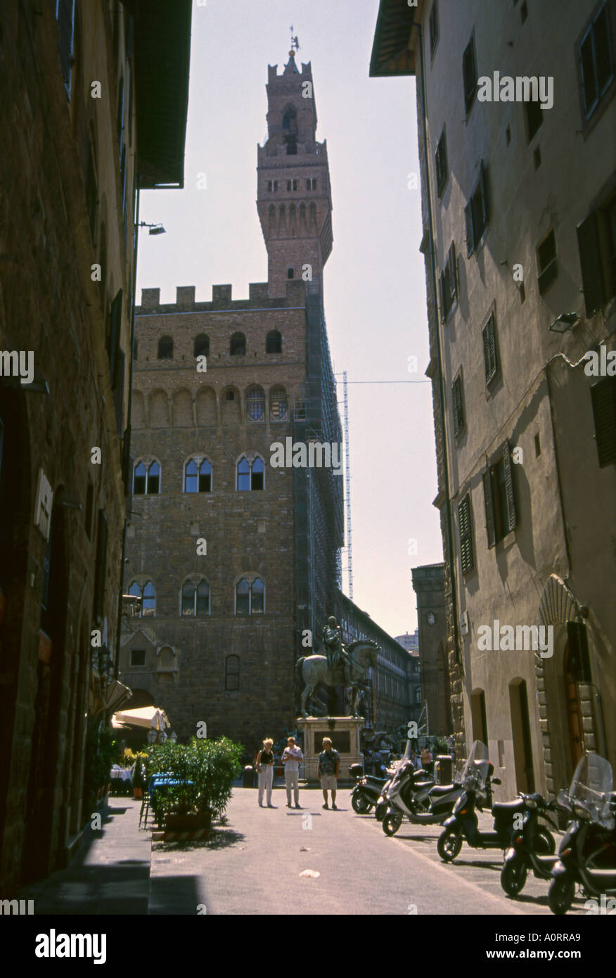 Palazzo Vecchio Old Palace Piazza dell Signoria Square Florence Firenze ...