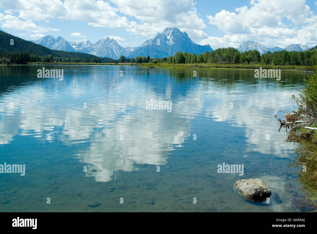 Oxbow Bend Grand Teton National Park Wyoming United States of America ...