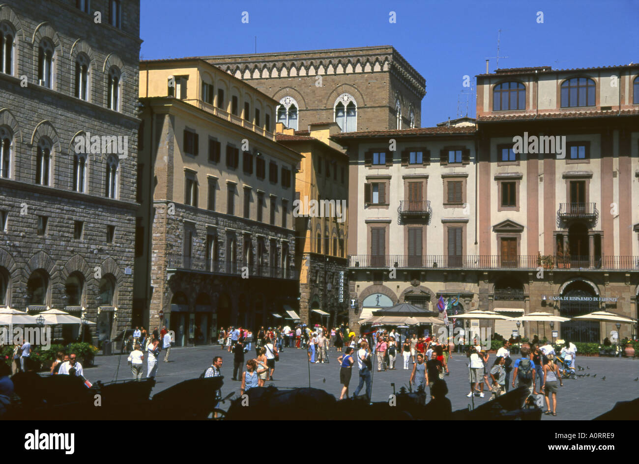Piazza della Signoria Square UNESCO World Heritage Site Florence ...