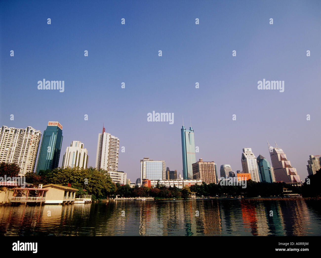 Buildings from Lai Chi Park Stock Photo - Alamy