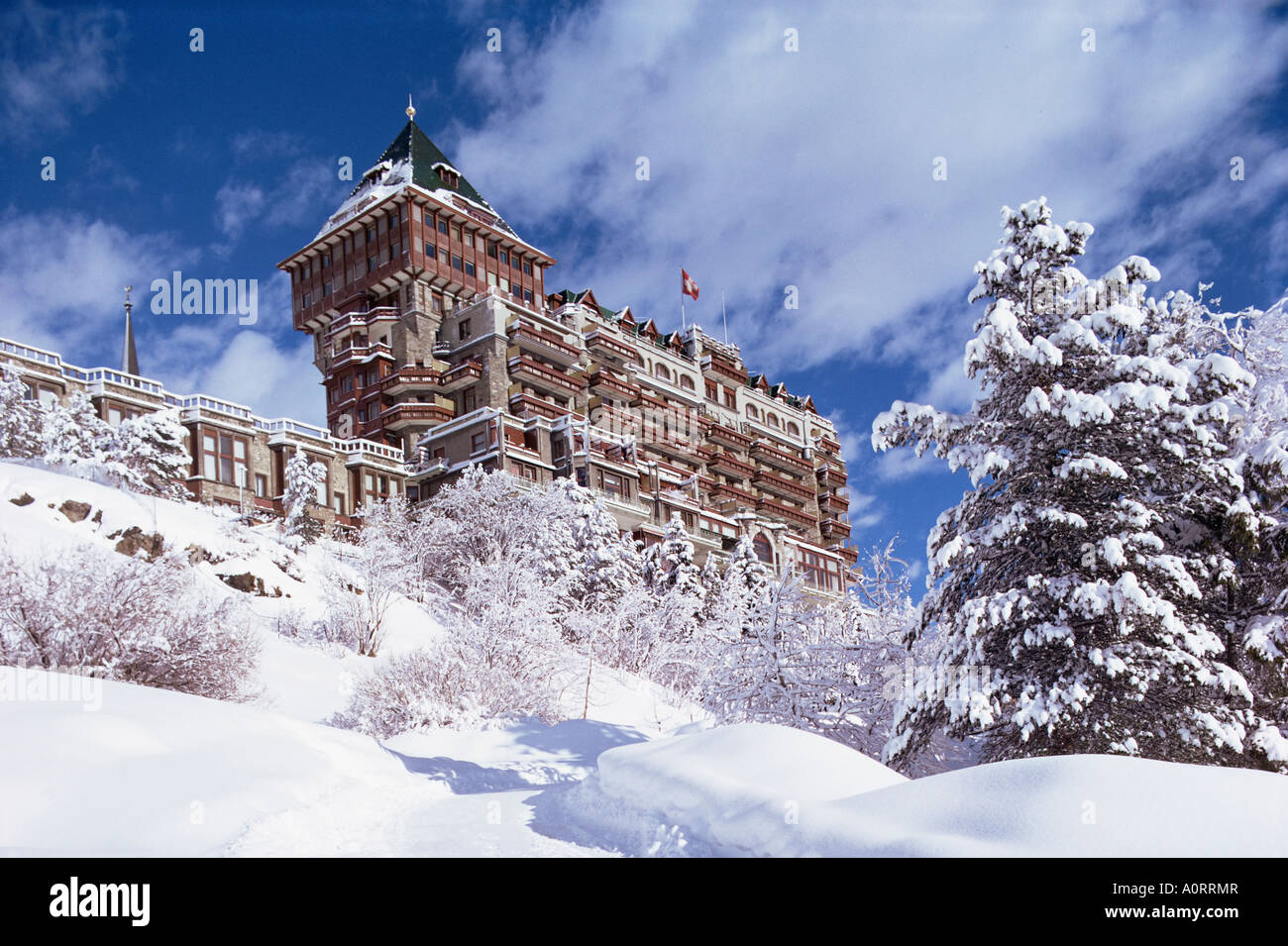 Palace Hotel St Moritz Switzerland Europe Stock Photo - Alamy