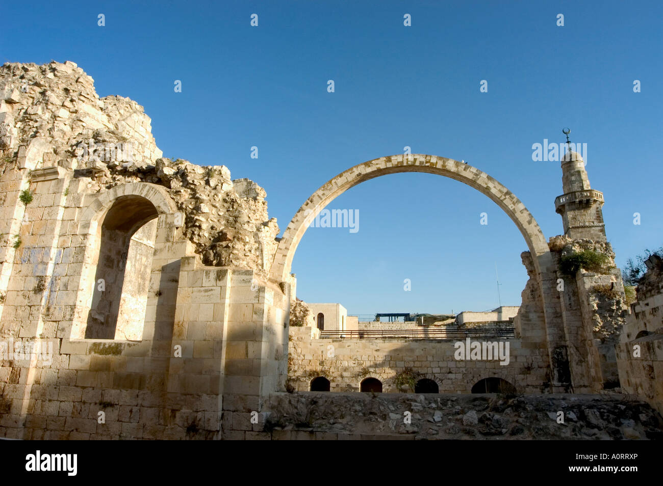 Arch of the Hurva Synagogue Old Walled City Jerusalem Israel Middle ...